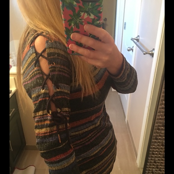 A Girl Thing | Tops | New Black Multi Colored Top | Poshmark